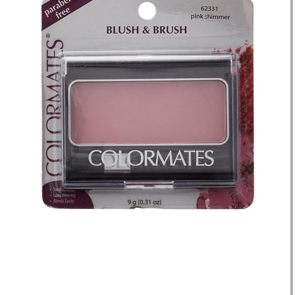 Colormates | Makeup | Colormates Powder Blush Brush Set Color Pink ...